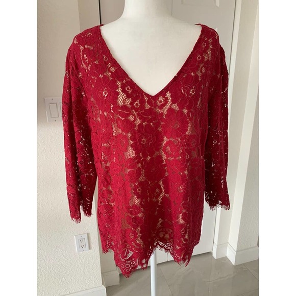 Adiva | Tops | Nwt Adiva Lace Top | Poshmark